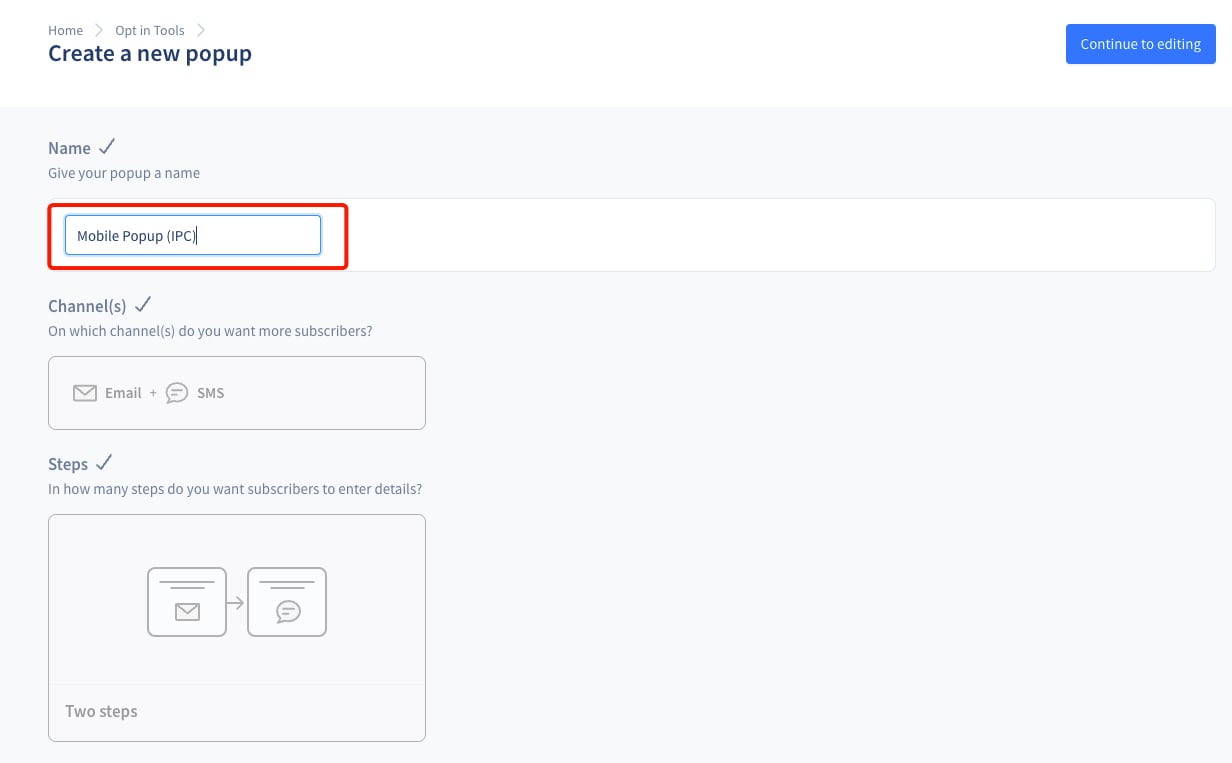 How to Activate In Popup Confirmations