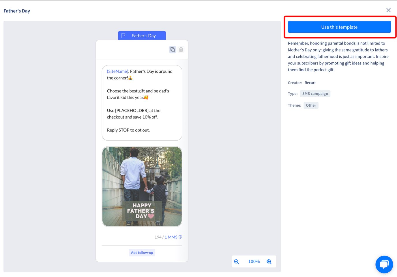 How to use the Recart Templates